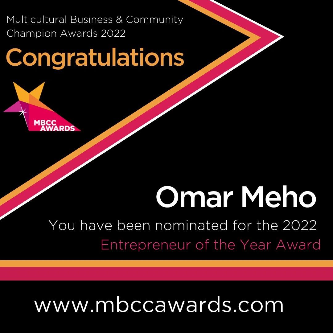 Omar Meho has been nominated for MBCC Awards.